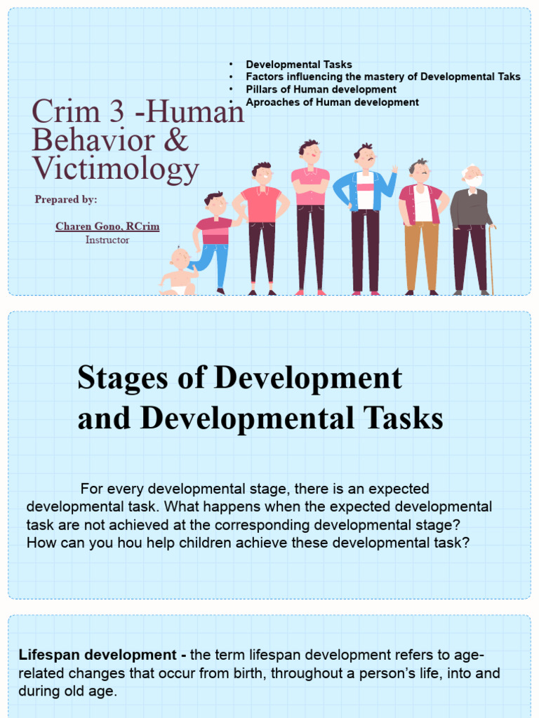 T3 (Developmental Tasks) | PDF | Behavioural Sciences | Human Development