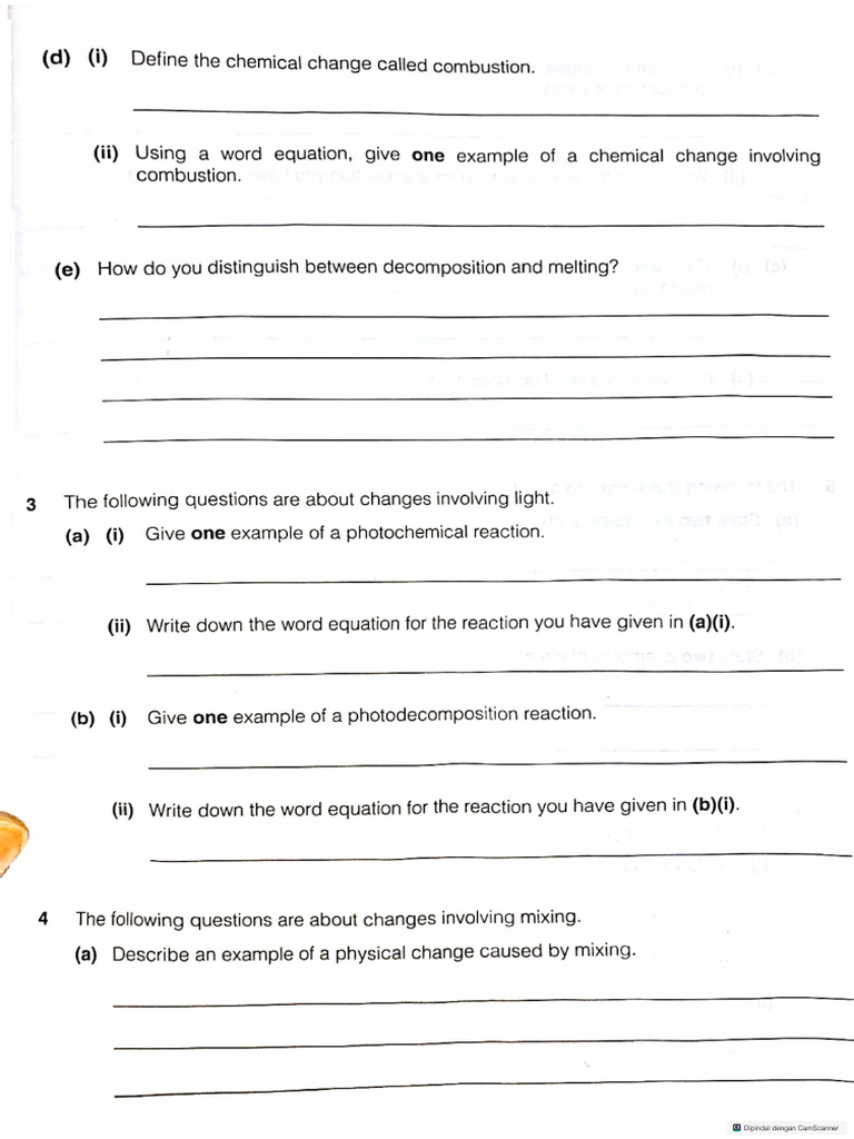 Physical and Chemical Changes Part 2 | PDF