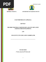 PSC Appraisal Form 37A for Job Group J | PDF | Performance Appraisal ...