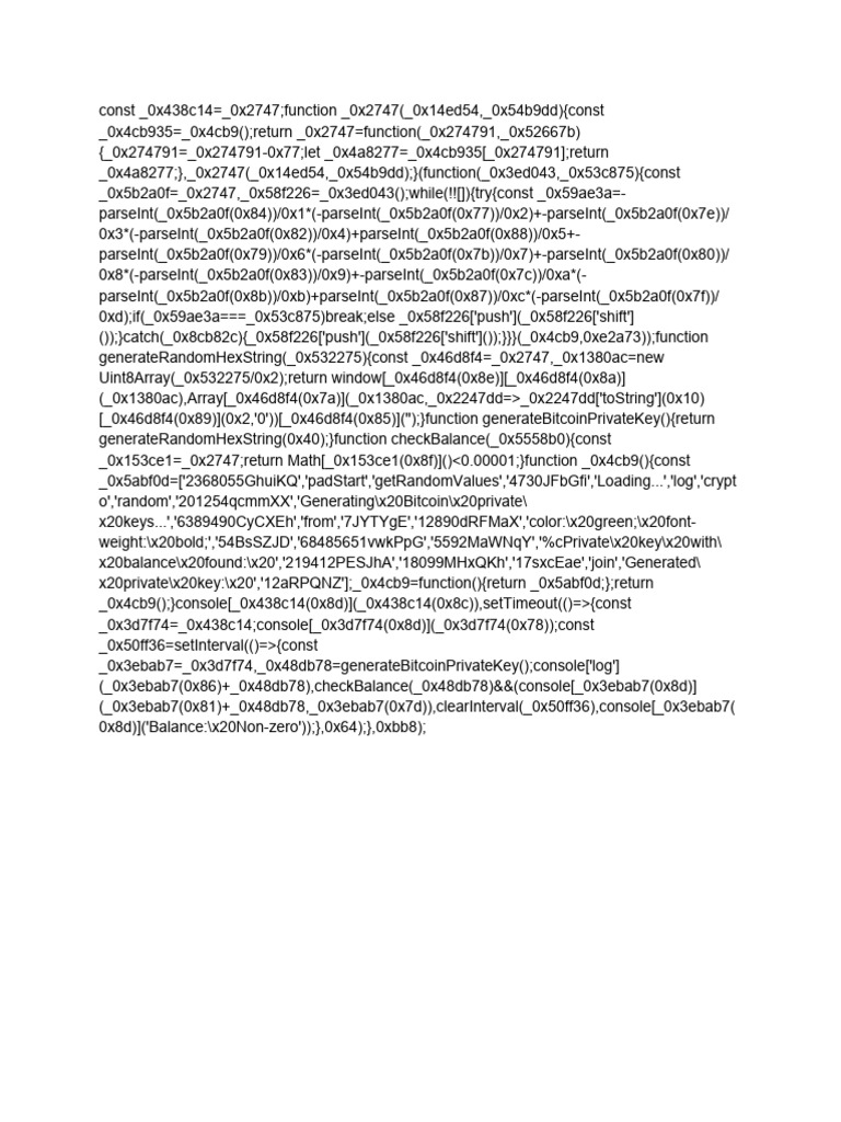 BTC Private Keys Scanner | PDF