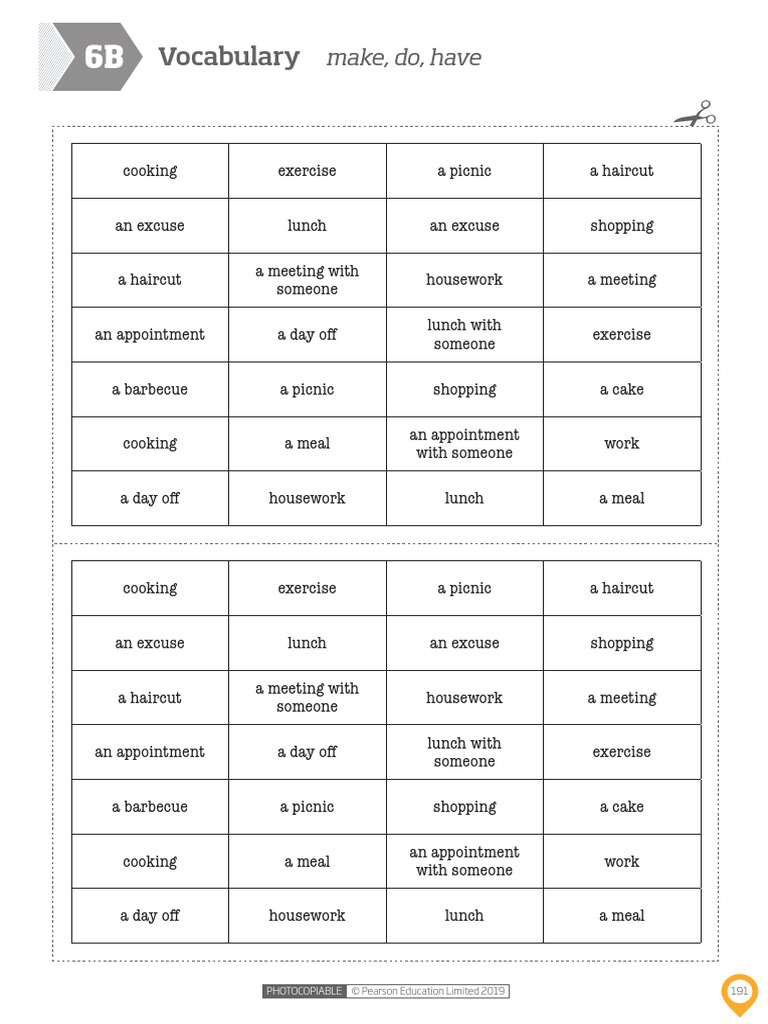 RM A2+ PC 6B Vocab | PDF | Foods | Cooking