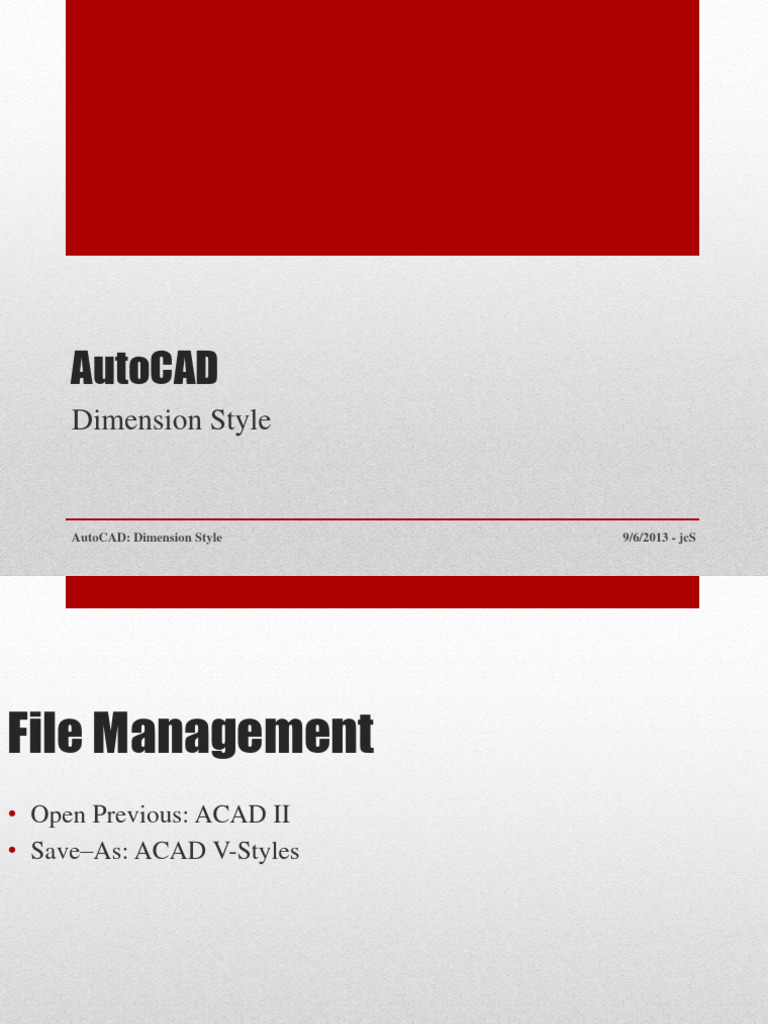 Acadv DimStyle | PDF