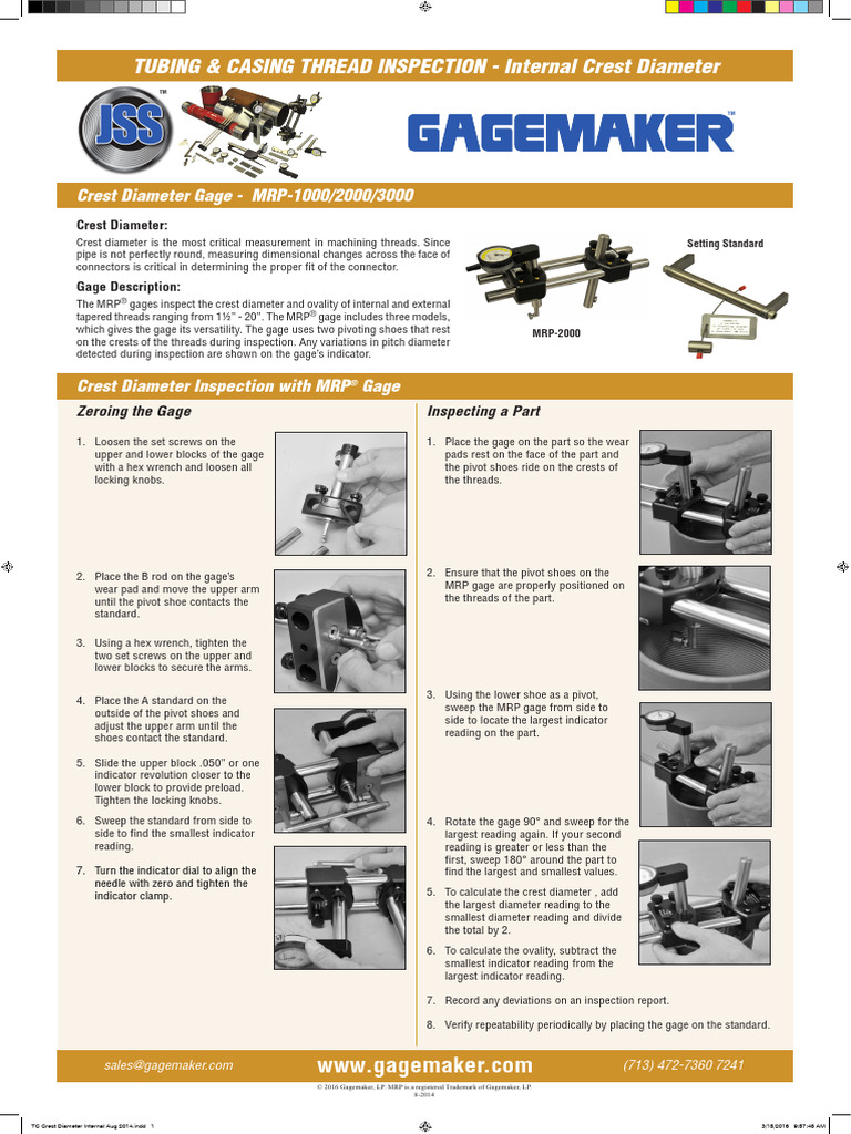 TC Crest Diameter Internal | PDF | Metalworking | Mechanical Engineering