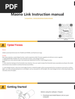 Maono Link Software Guide | PDF | Equalization (Audio) | Microphone