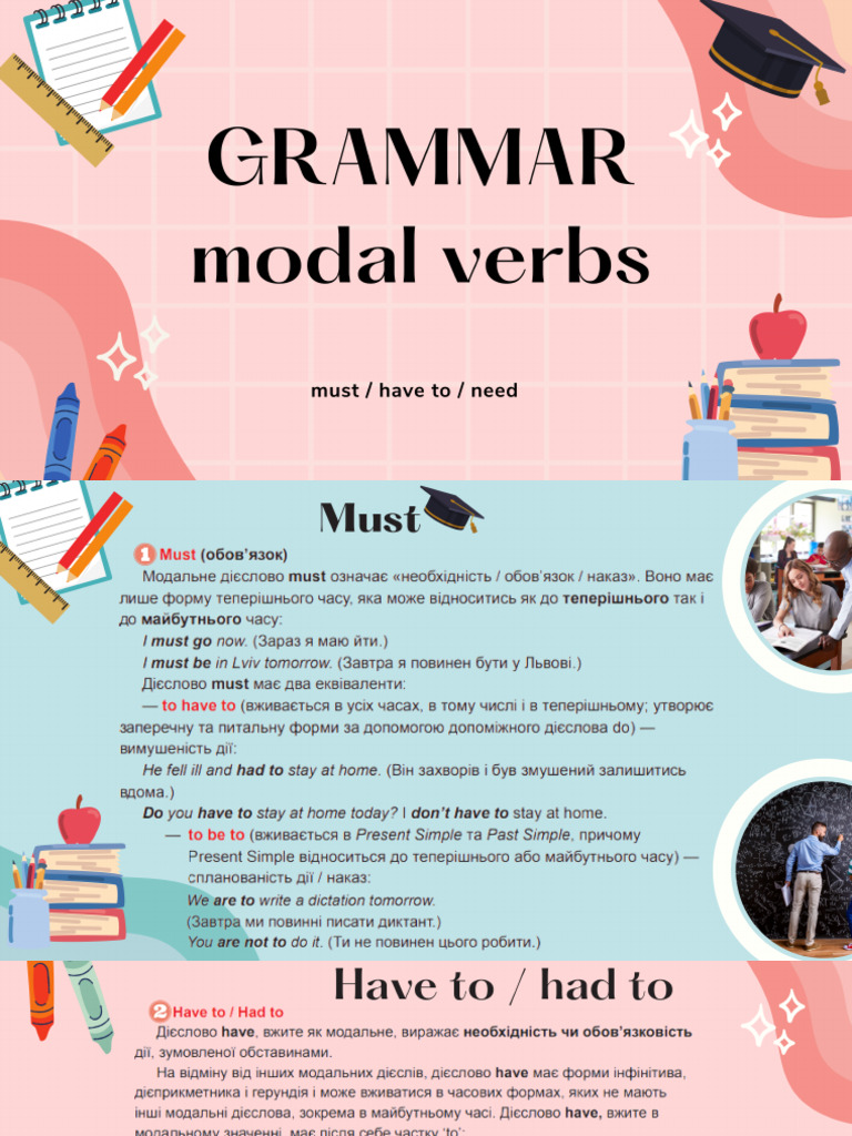 Modal Verbs - 7 | PDF