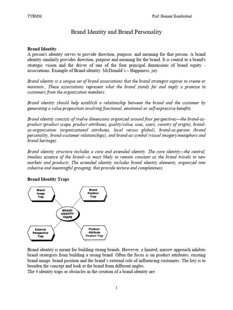 Brand Identity | PDF | Career & Growth | Business