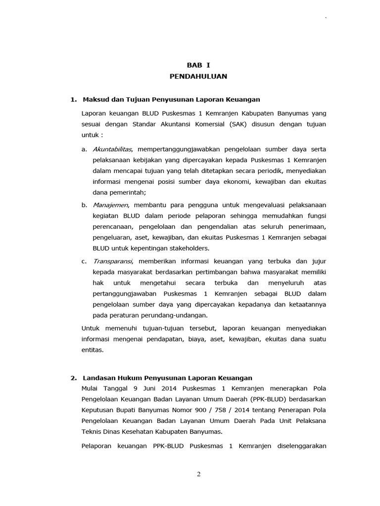 PENDAHULUAN Rev2 | PDF | Bisnis | Pengelolaan Keuangan & Uang