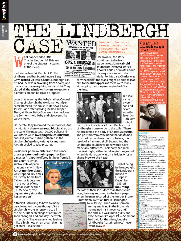The Case | PDF | Charles Lindbergh