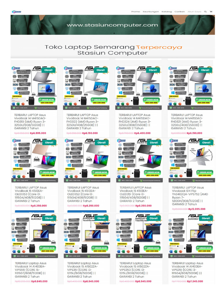 Brosur Laptop | PDF