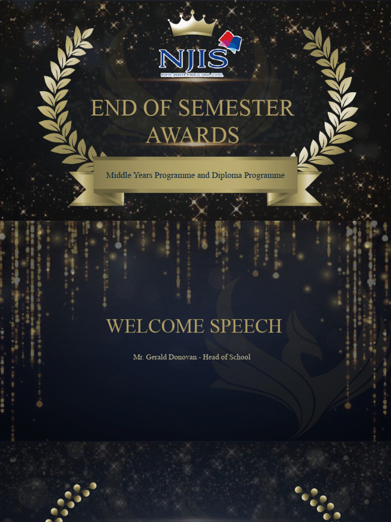 NJIS End of Semester II Awards 2023-2024 | PDF