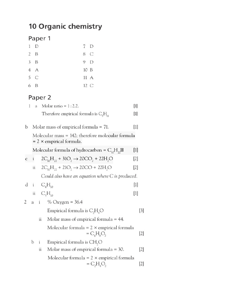 Solution Orgo Chem Worksheet Spanish | PDF