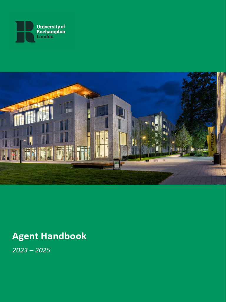 University of Roehampton Agent Handbook | PDF | Postgraduate Education | University