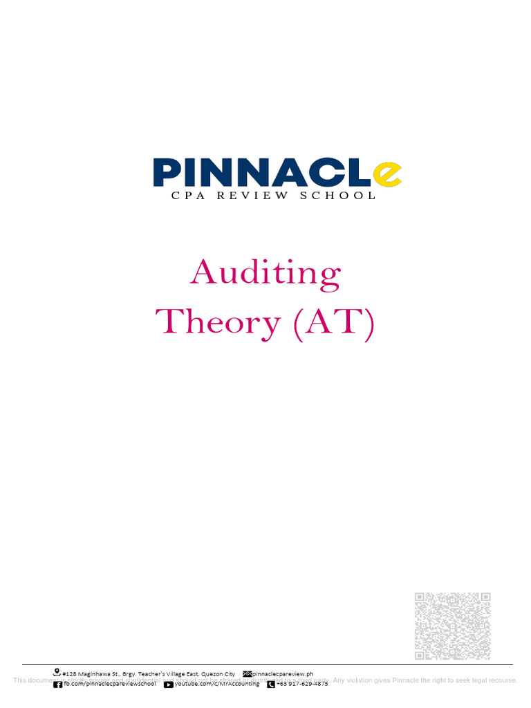 Pinnacle Handouts at M2023 | PDF | Audit | Financial Audit