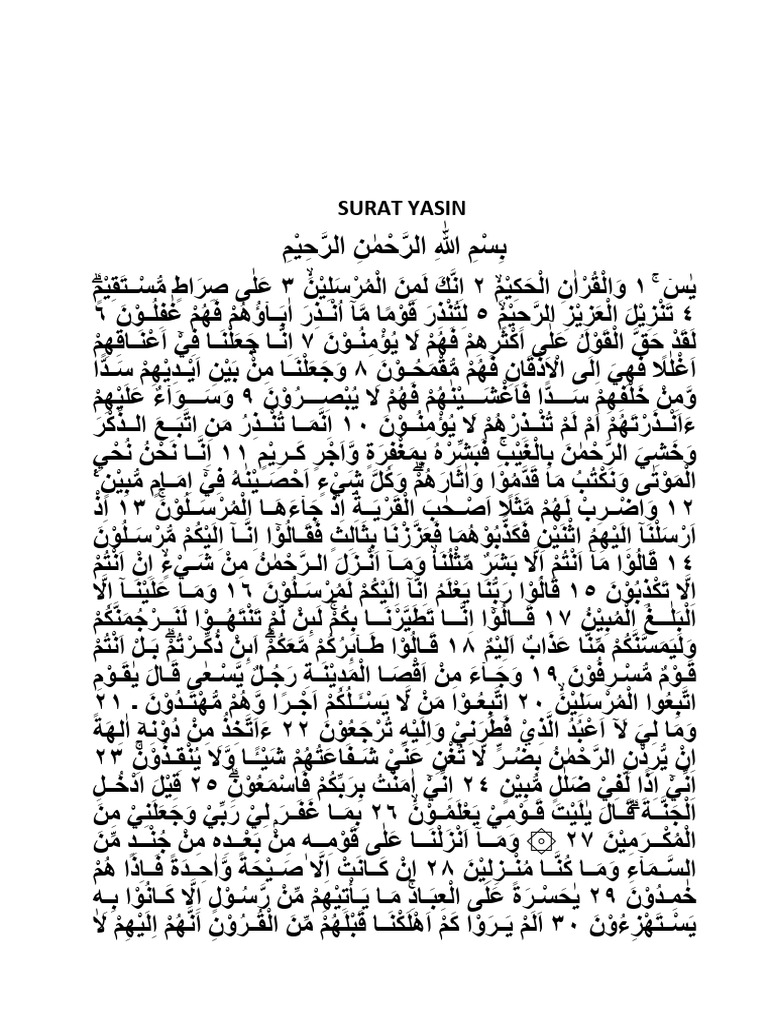 Surat Yasin | PDF