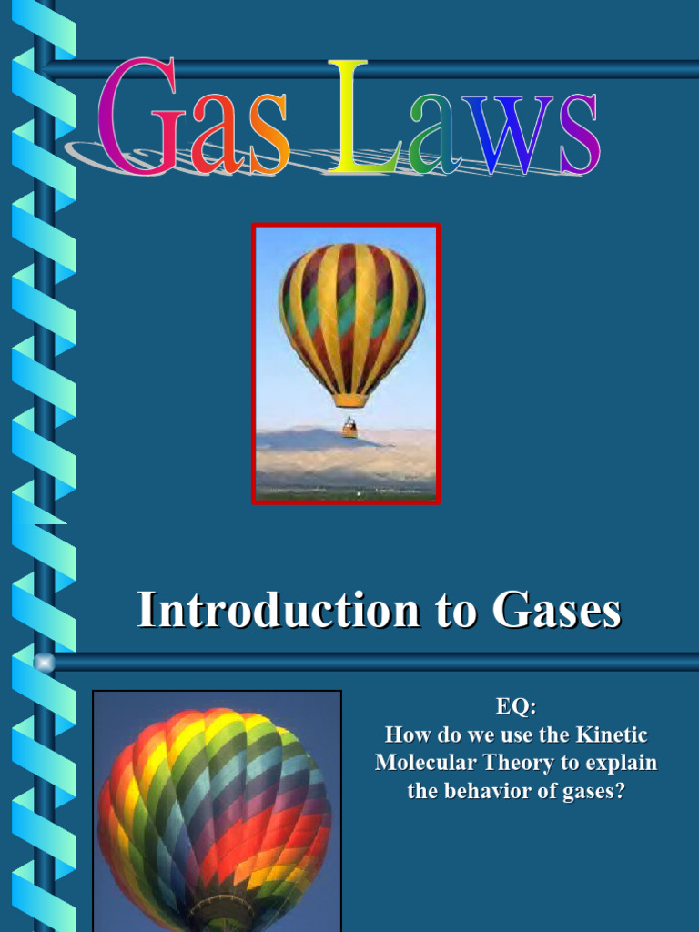 Kinetic Molecular Theory of Gases Explained | PDF | Gases | Mole (Unit)