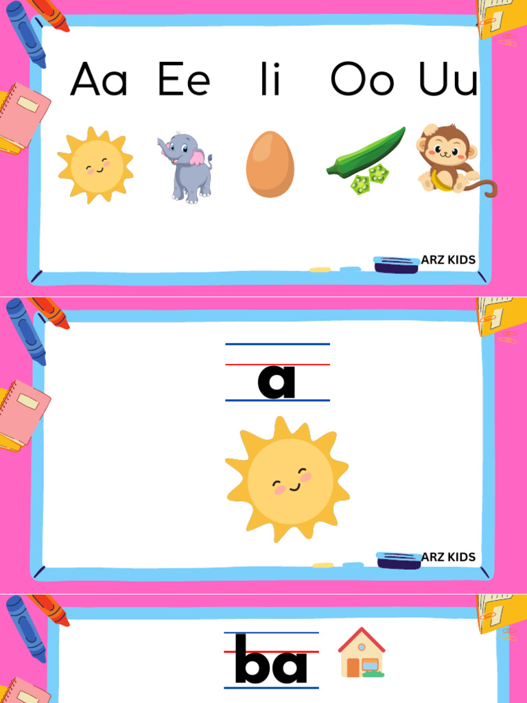 Abakada Learning Guide for Kids | PDF | Language Arts & Discipline ...