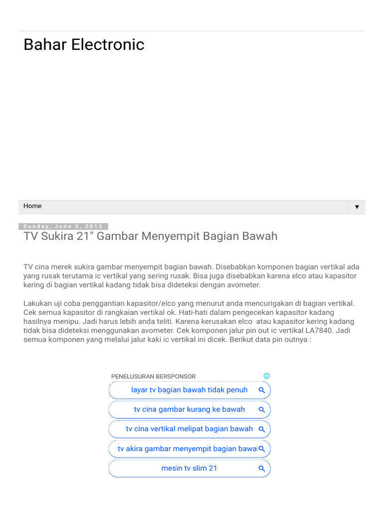 TV Sukira 21 Gambar Menyempit Bagian Bawah - Baha - 1592831027201 | PDF