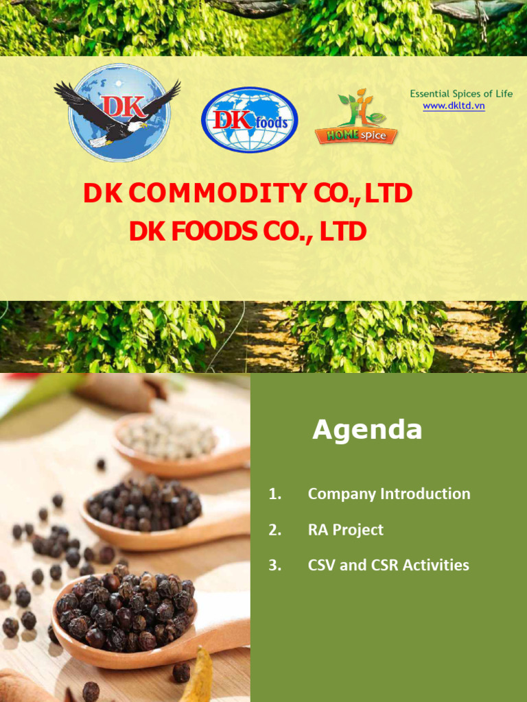 DK Commodity - Company Profile | PDF | Pesticide | Agriculture