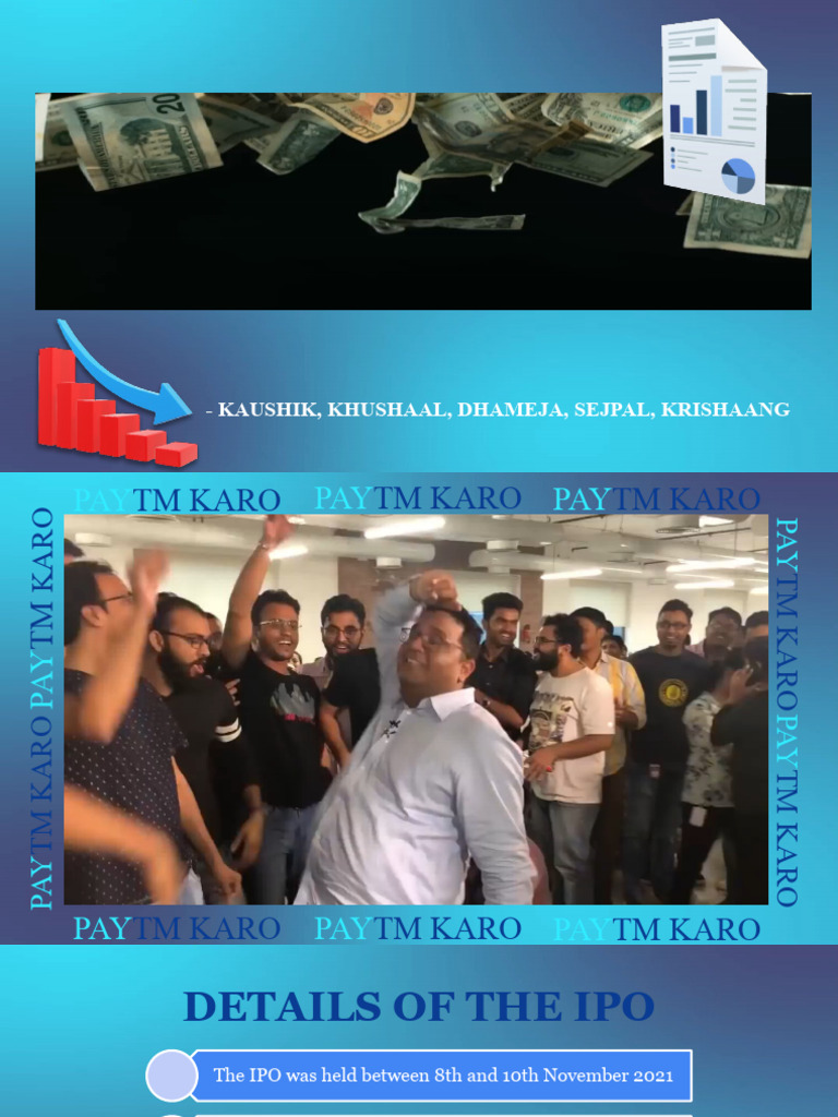 Fmi Project One97 Communications | PDF | Financial Markets | Service ...