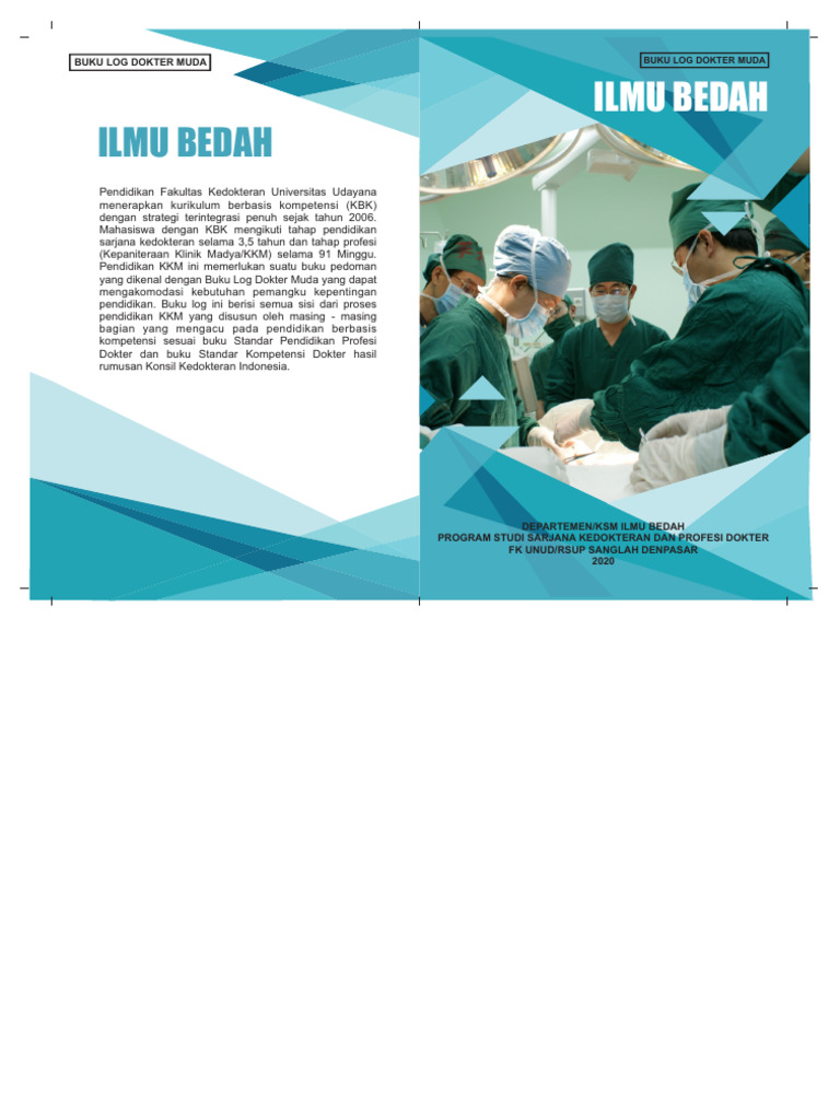 Buku Log Ilmu Bedah | PDF | Kesehatan Holistik | Sains & Matematika