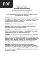 RA 8976 - Food Fortification Law | PDF | Nutrition Facts Label | Foods