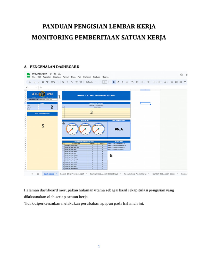 Panduan Pengisian | PDF