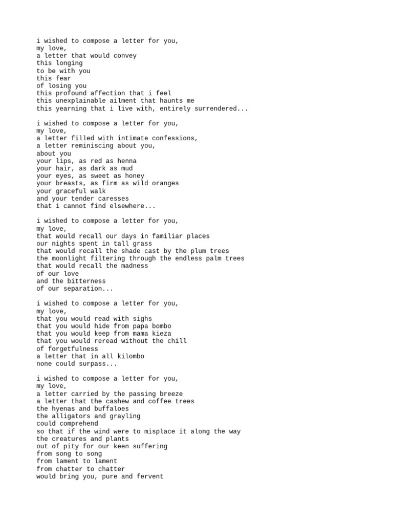 Letter From A Contract Worker | PDF | Poetry