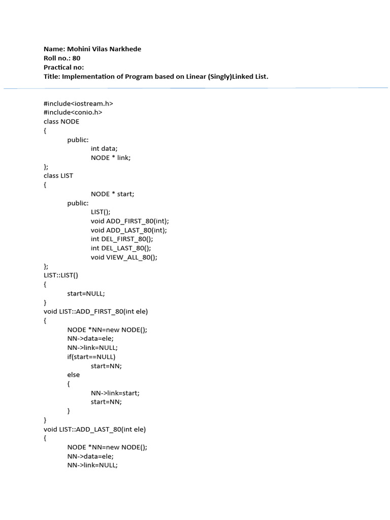 SLL 80 | PDF | Computer Programming | Data