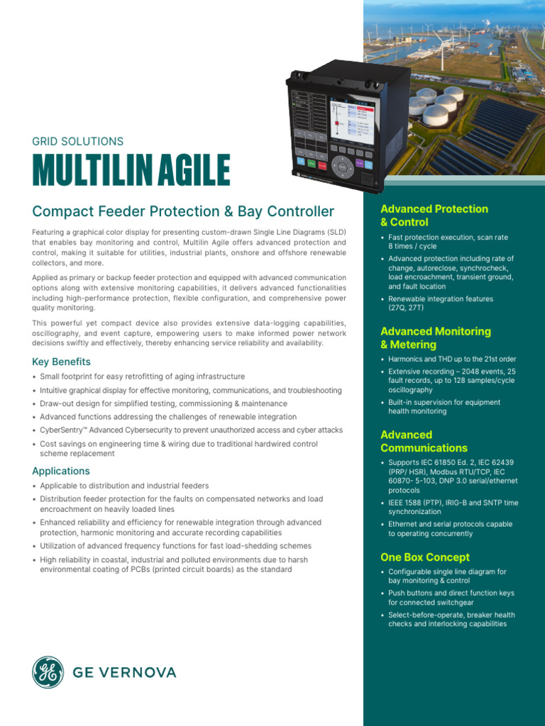 Multilin Agile Brochure - GEA35282 | PDF | Computer Security | Security
