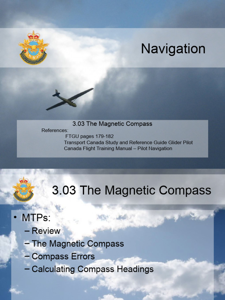 3.03 The Magnetic Compass | PDF | Compass | Electromagnetism