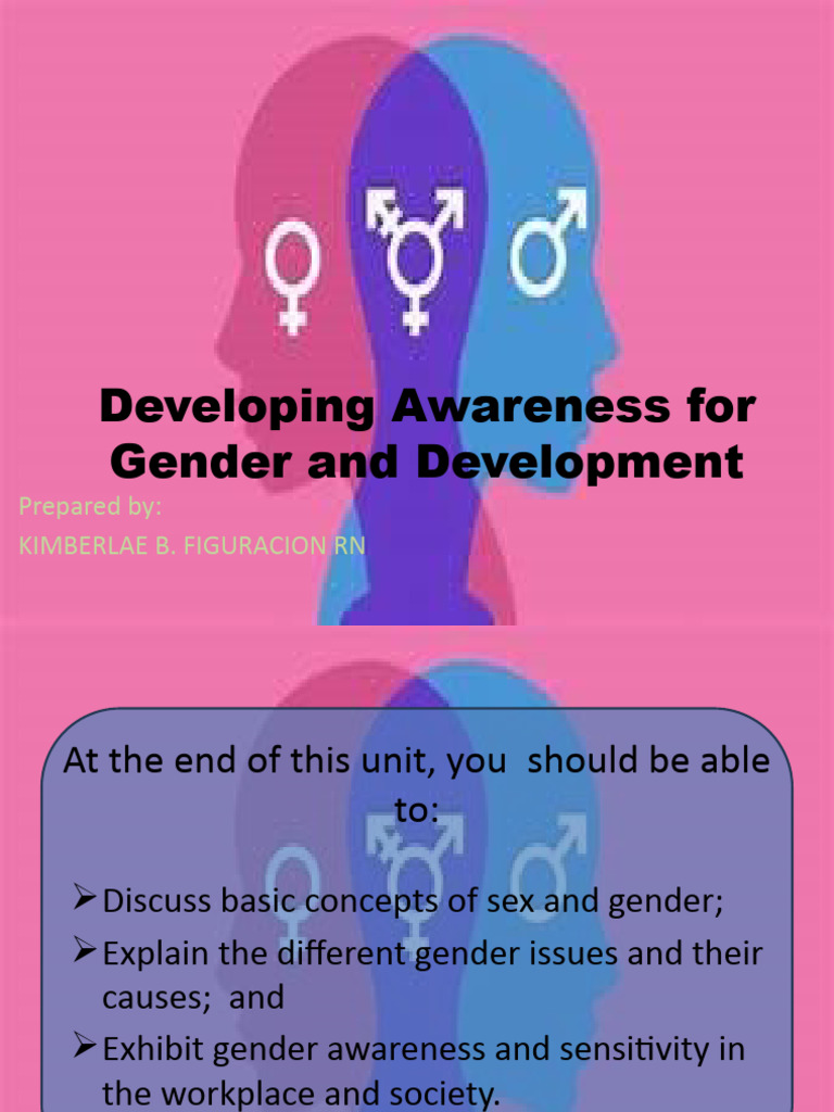 Developing Awareness For Gender and Development | PDF | Gender Studies ...