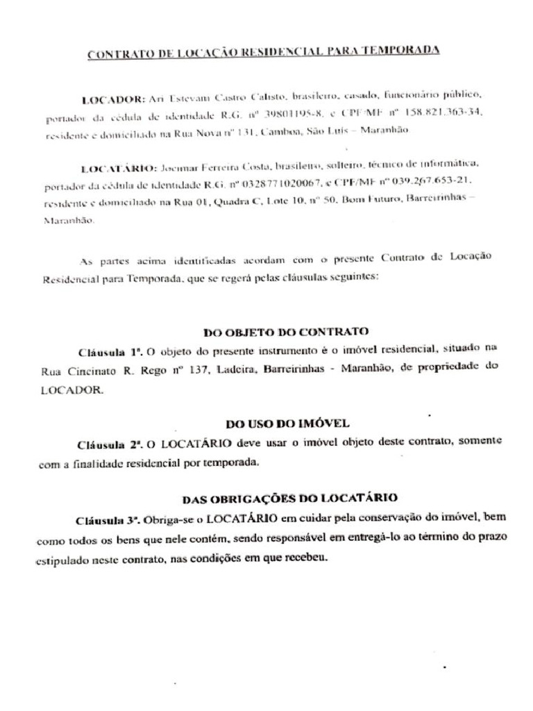 Contrato Ari | PDF