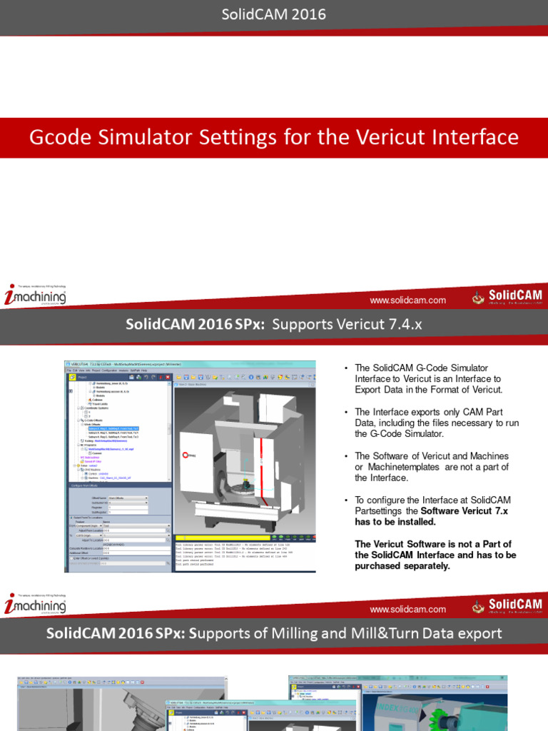 Gcode Simulator Settings For The Vericut Interface (PDFDrive) | PDF | Software Engineering ...