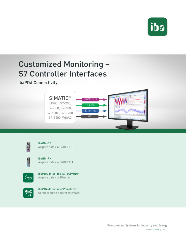 Bro ibaPDA-S7-Connectivity v1.7 en | PDF | Office Equipment | Computer ...