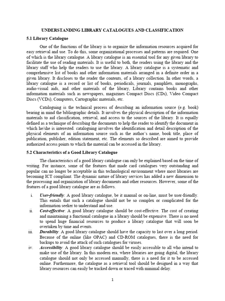 Understanding Library Catalogues and Classification | PDF | Microform ...