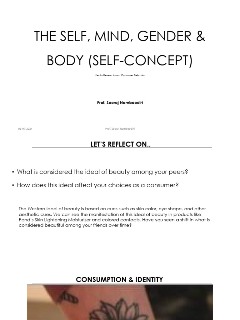 5 - CB - S5 - The Self Mind Gender & Body (Self-Image) | PDF | Self ...