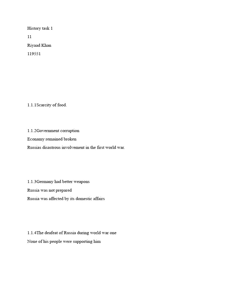 History Task 1 24 | PDF