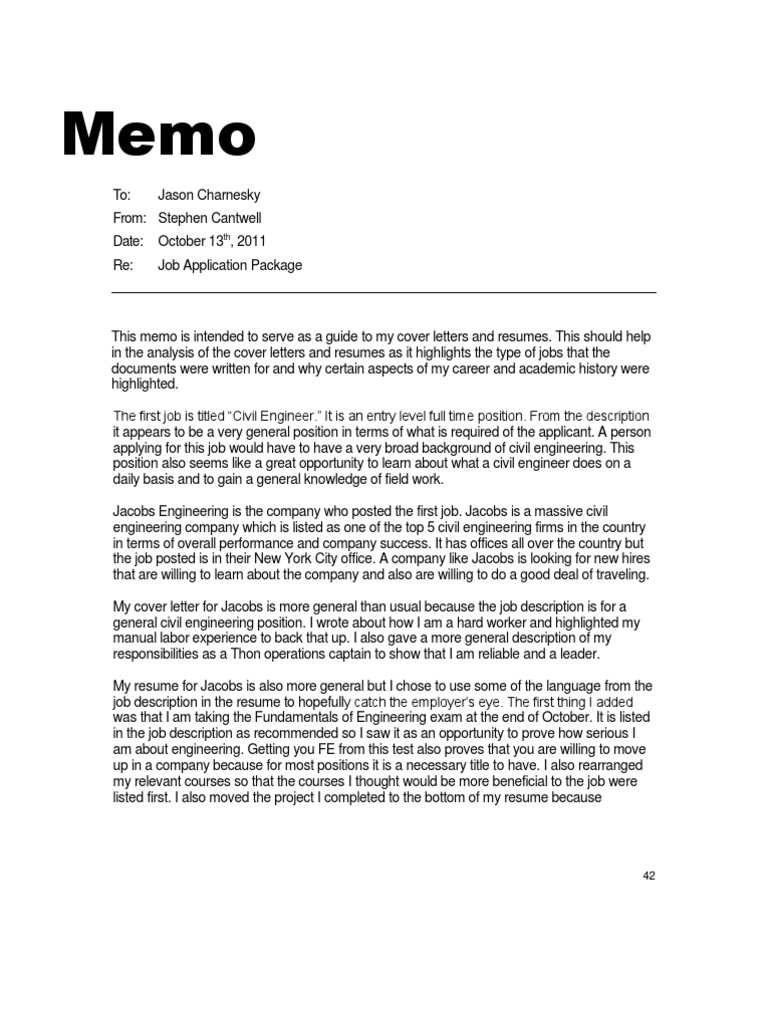 Clandres Memo Revised | PDF