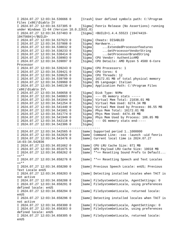 Fenris Debug-2 | PDF | Operating System | Central Processing Unit