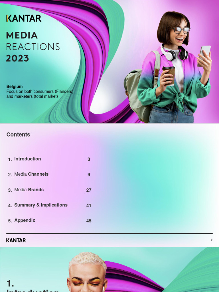 Kantar Media Reactions Belgium 2023 | PDF | Advertising | Streaming Media