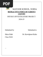 9 IGCSE Physics Light notes | PDF | Refraction | Refractive Index