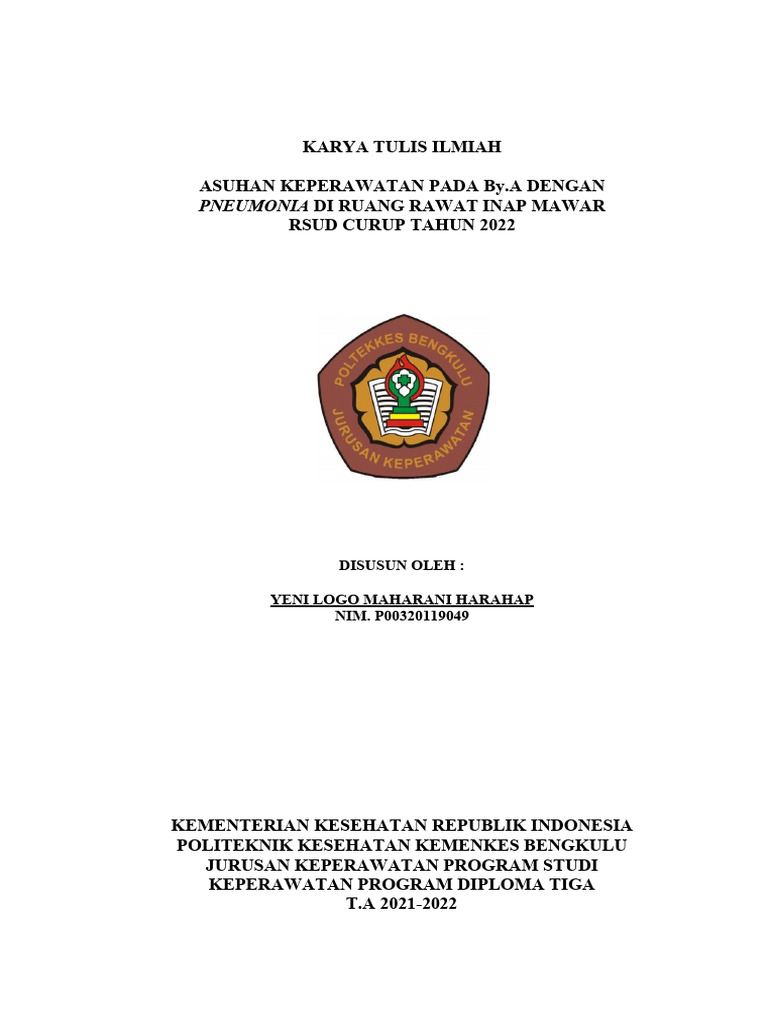 Kti Yeni Harahap. Kep | PDF