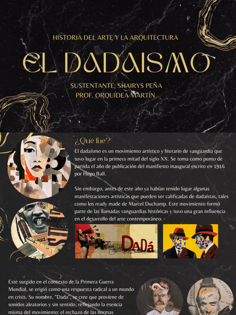 El Dadaismo | PDF | Las artes | Movimientos de arte