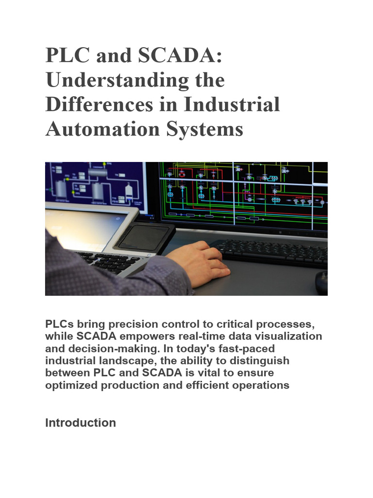 PLC and SCADA | PDF | Programmable Logic Controller | Scada