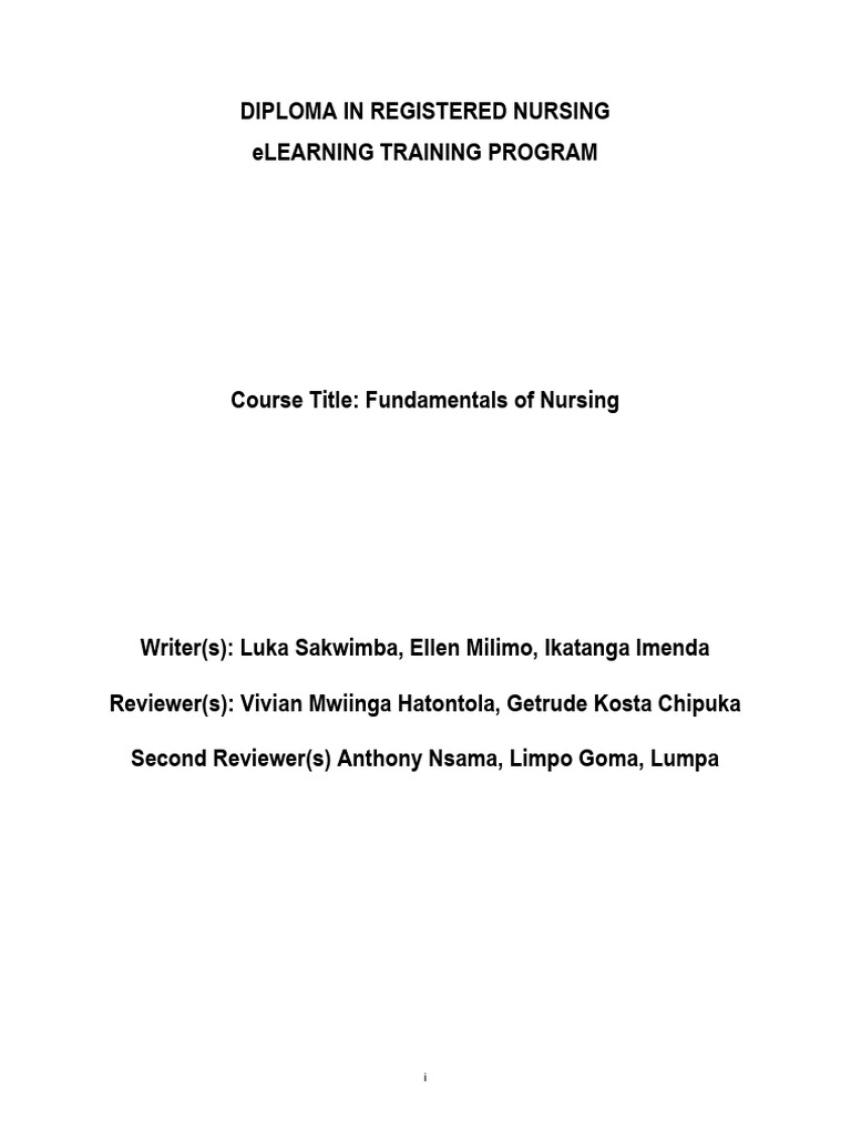 Nursing eLearning Course Guide | PDF | Nursing | Health Care