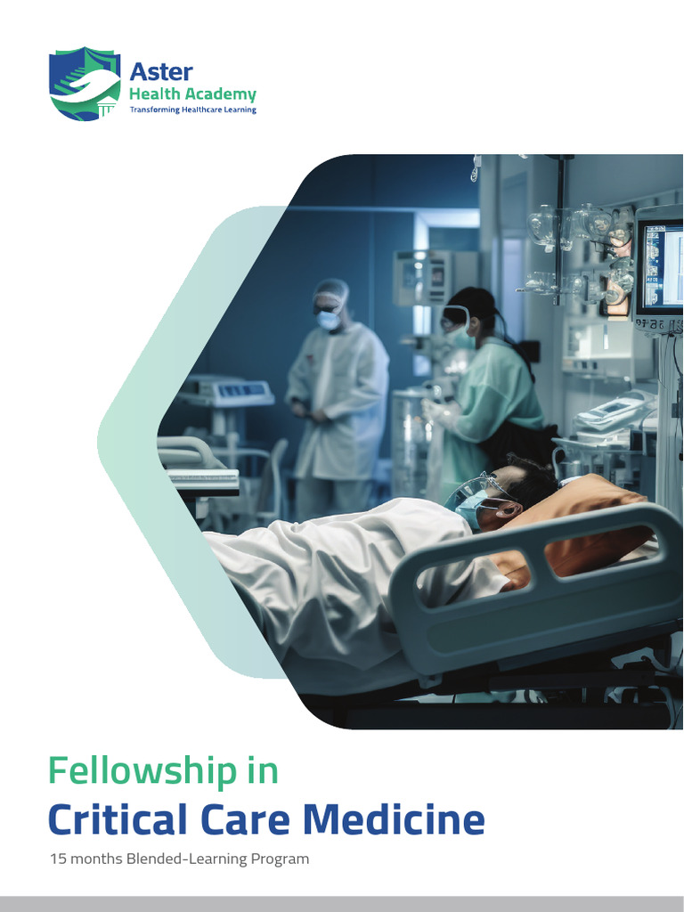 Fellowship in Critical Care Medicine - INR | PDF | Intensive Care ...