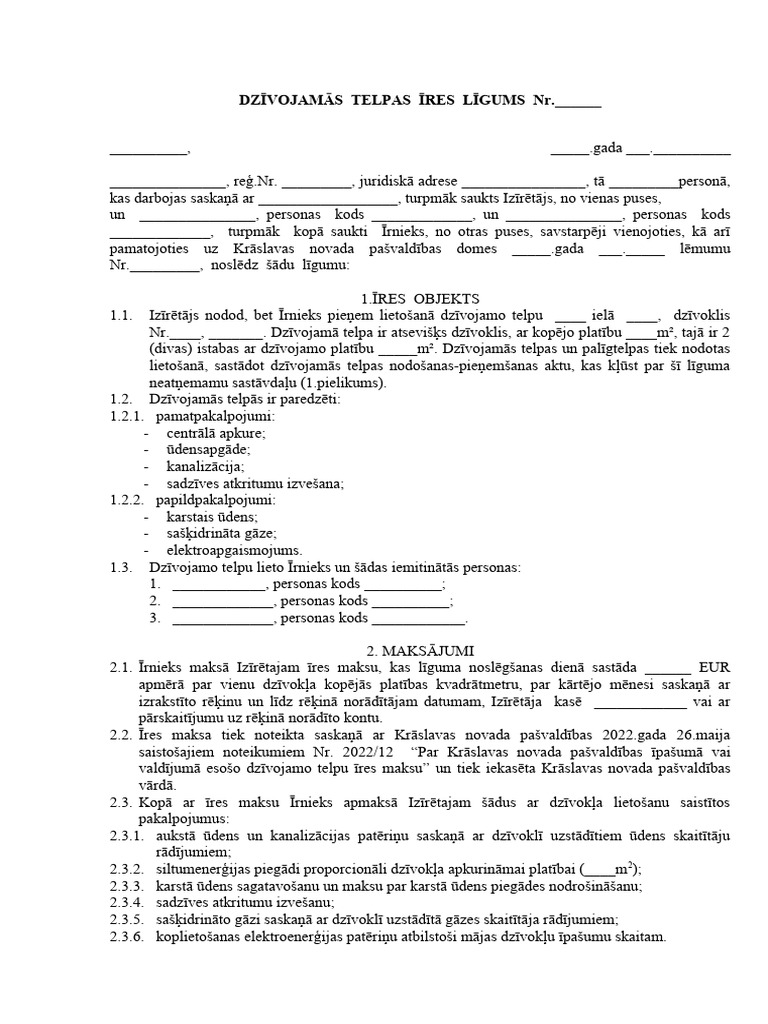Ires Ligums No 01092022 | PDF