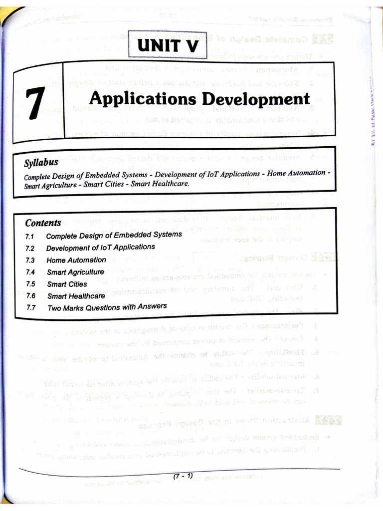 Es & IoT UNIT-5 | PDF
