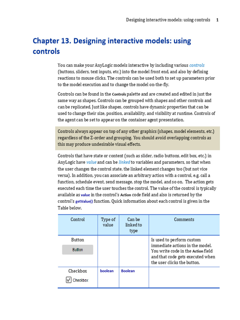 13 Controls | PDF | String (Computer Science) | Parameter (Computer Programming)
