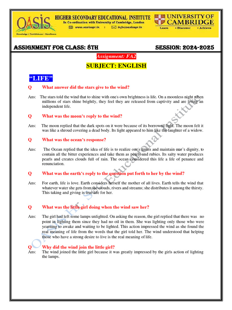 8th FA2 Merged | PDF | Public Law | Separation Of Powers